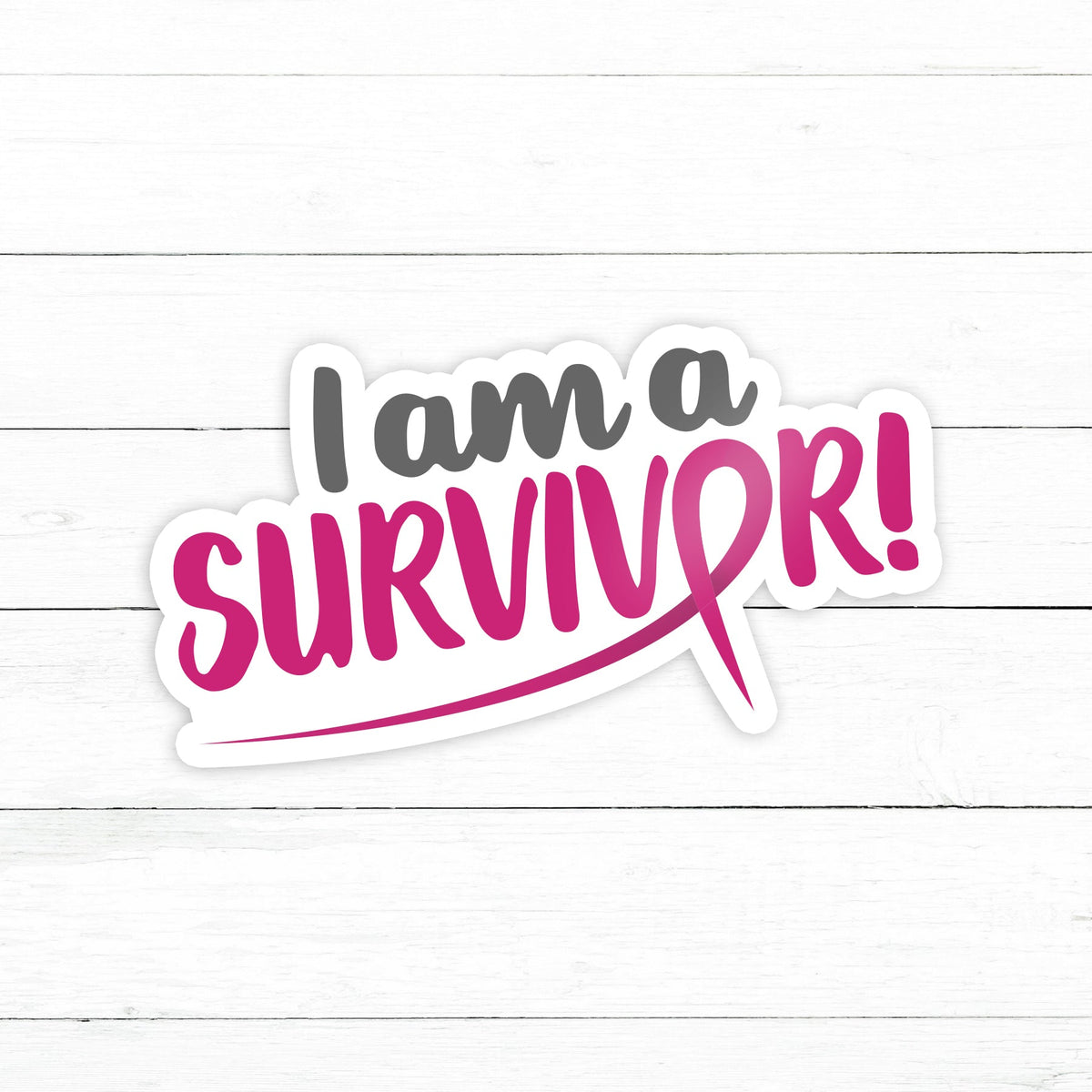 Survivor Sticker | Waterproof Vinyl Decal | 3in – CustomStickers.com
