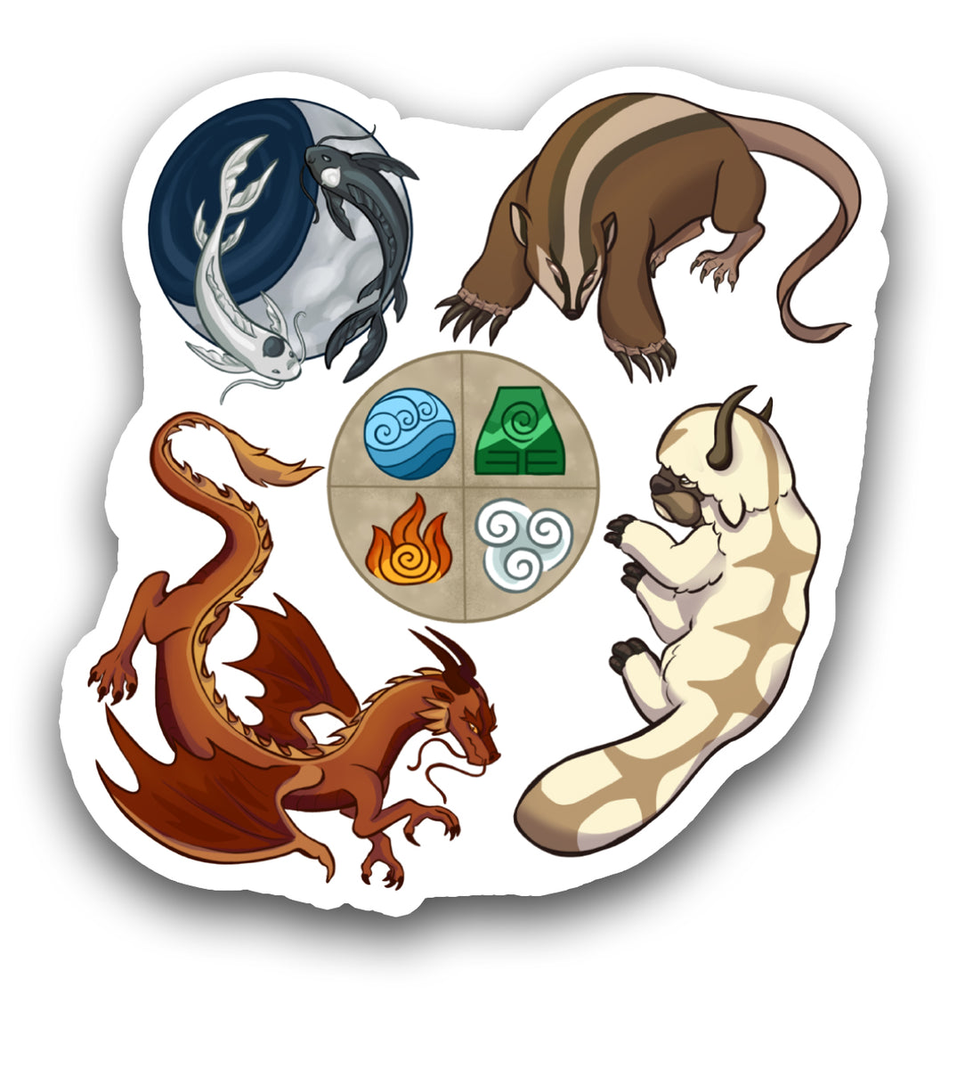 Avatar Sticker | Waterproof Vinyl Decal | 3.5in – CustomStickers.com