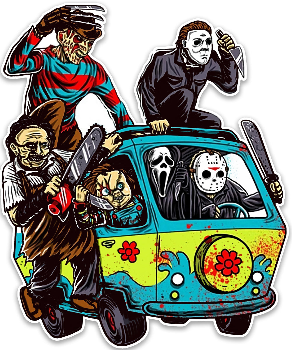 Scooby doo Horror | Waterproof Vinyl Decal | 3.5in – CustomStickers.com