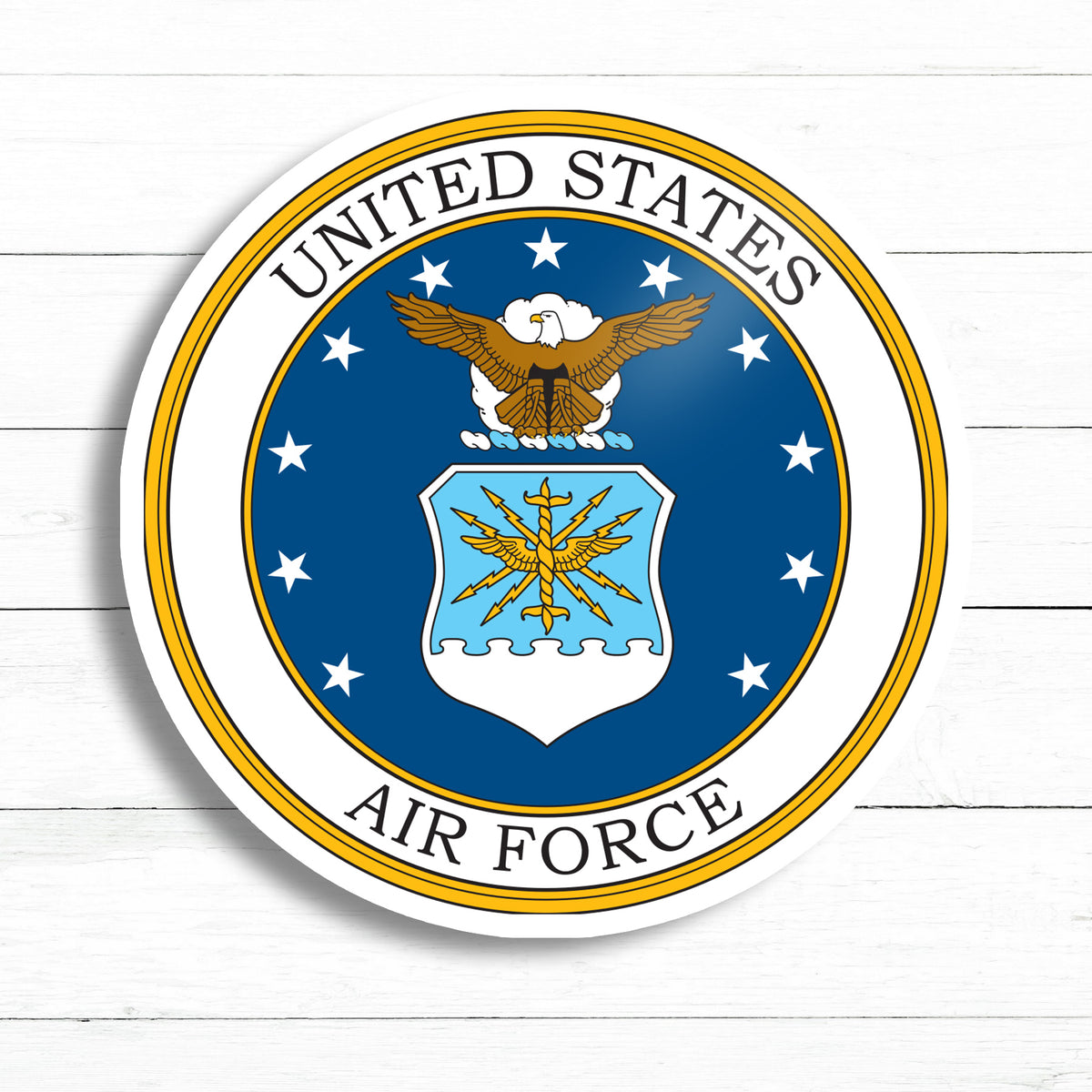 Air Force Logo Sticker | Waterproof Vinyl Decal | 3in – CustomStickers.com