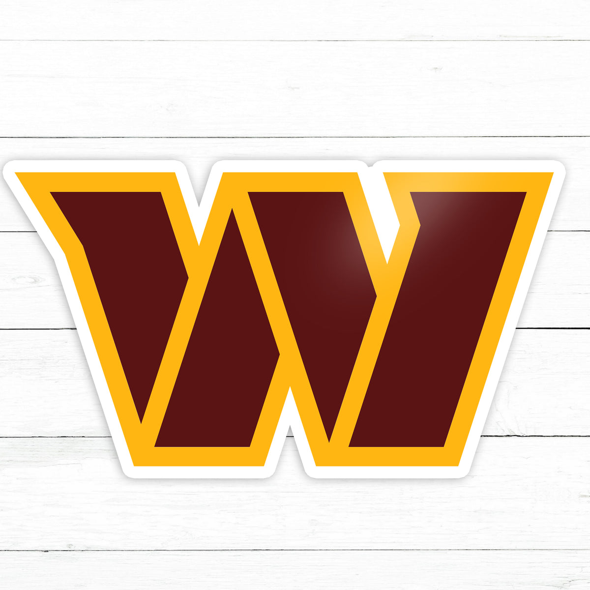 Washington Commanders Sticker | Waterproof Vinyl Decal | 3in ...