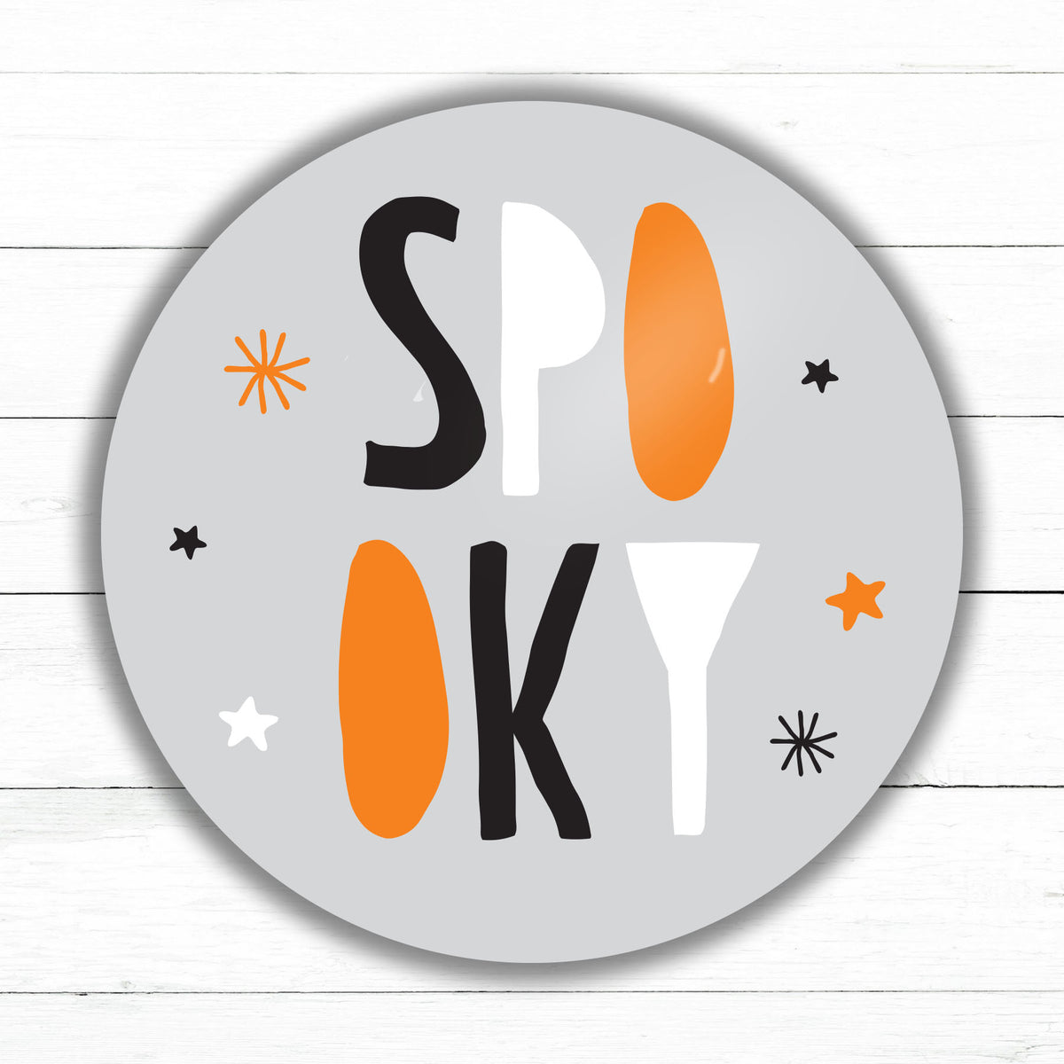 Spooky Sticker | Waterproof Vinyl Decal | 3in – CustomStickers.com