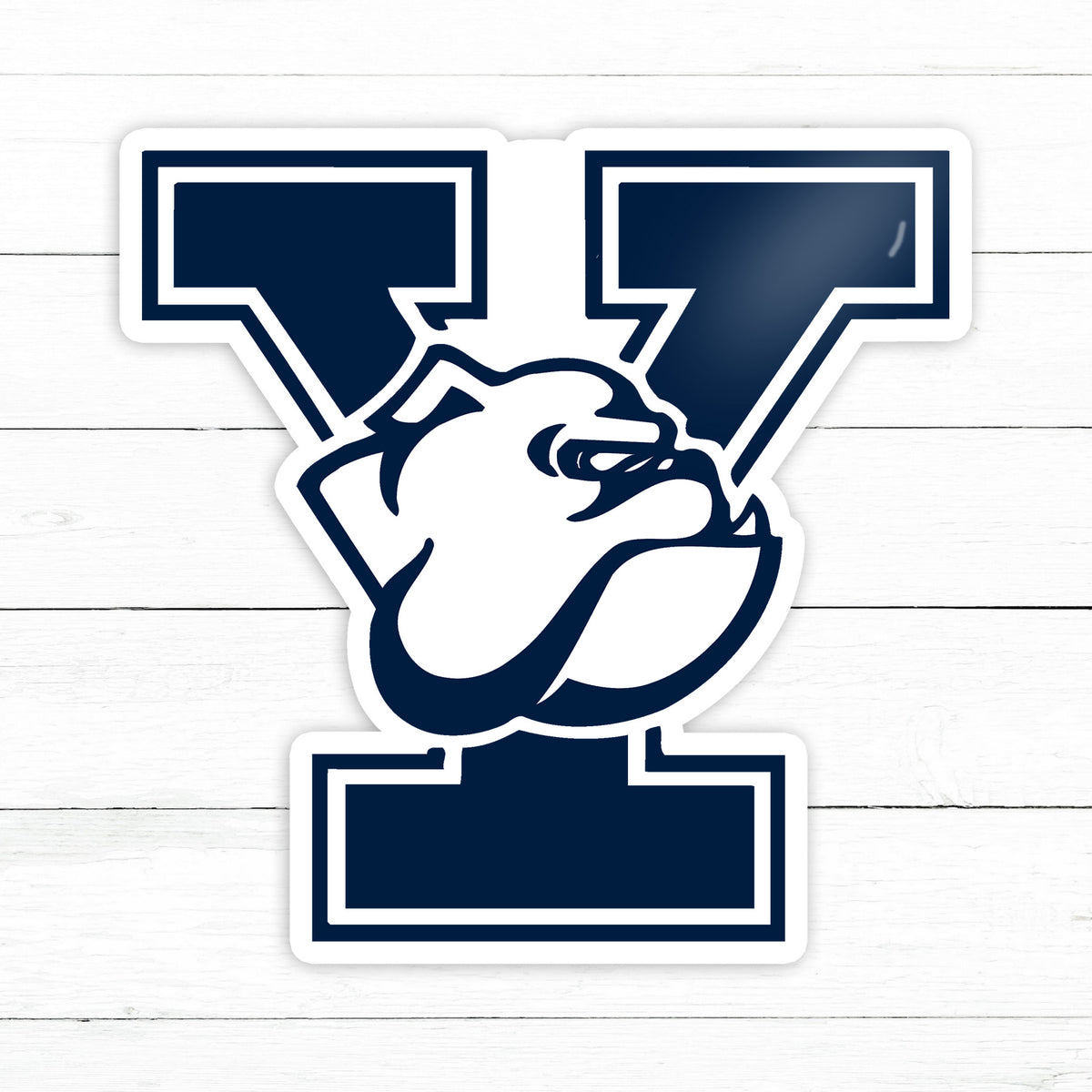 Yale University Sticker | Waterproof Vinyl Decal | 3in – CustomStickers.com