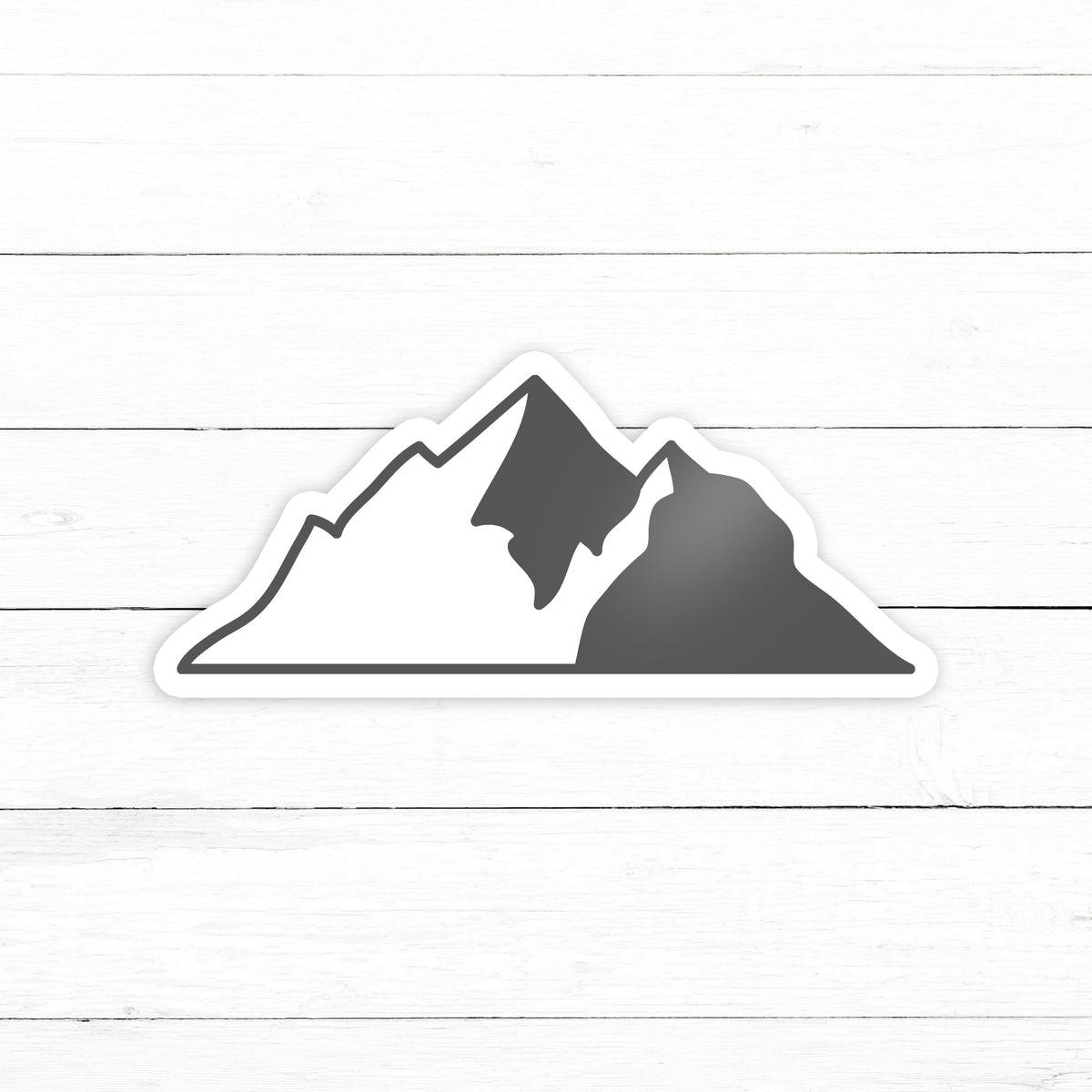 Mountain Sticker | Waterproof Vinyl Decal | 3in – CustomStickers.com
