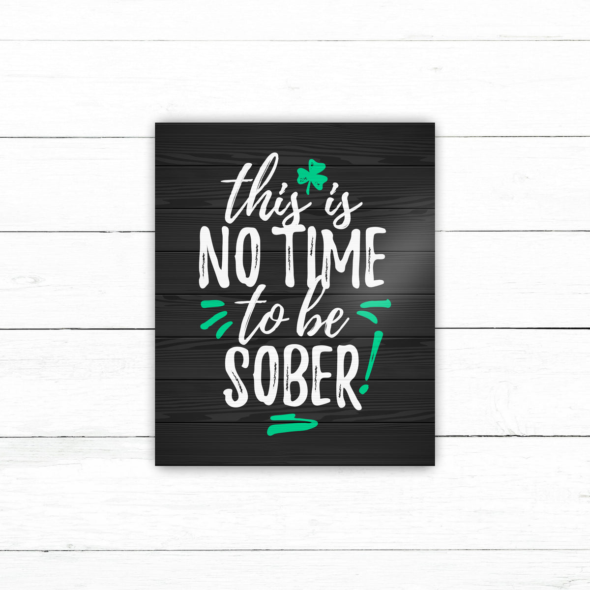 No Time to be Sober Sticker | Waterproof Vinyl Decal | 3in ...