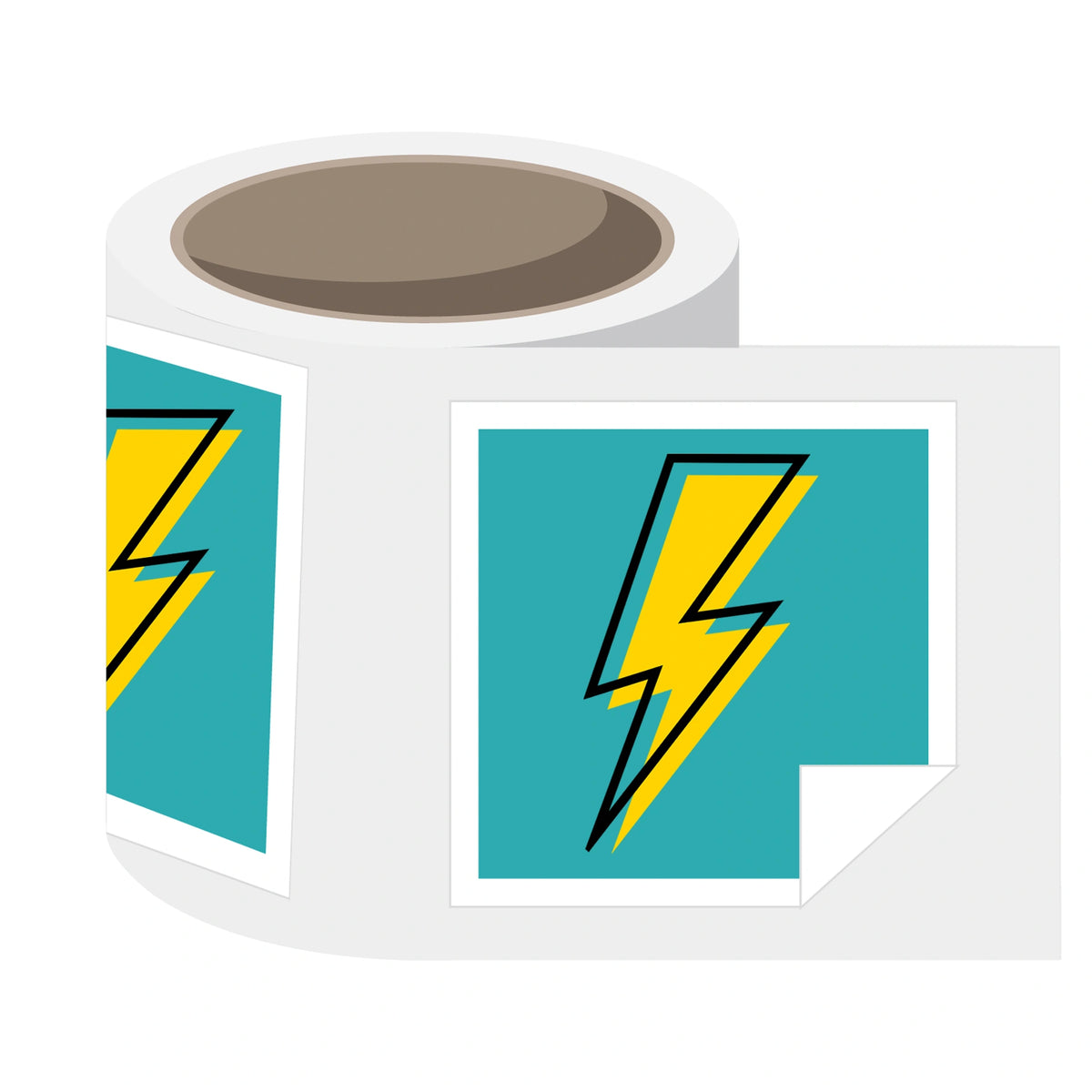 Square Roll Labels – CustomStickers.com