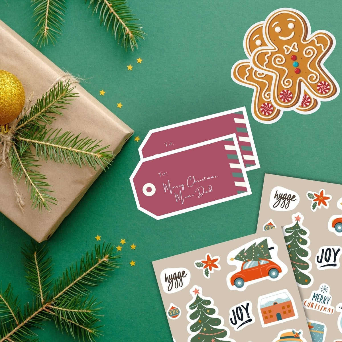 Christmas Stickers | Holiday Stickers – CustomStickers.com
