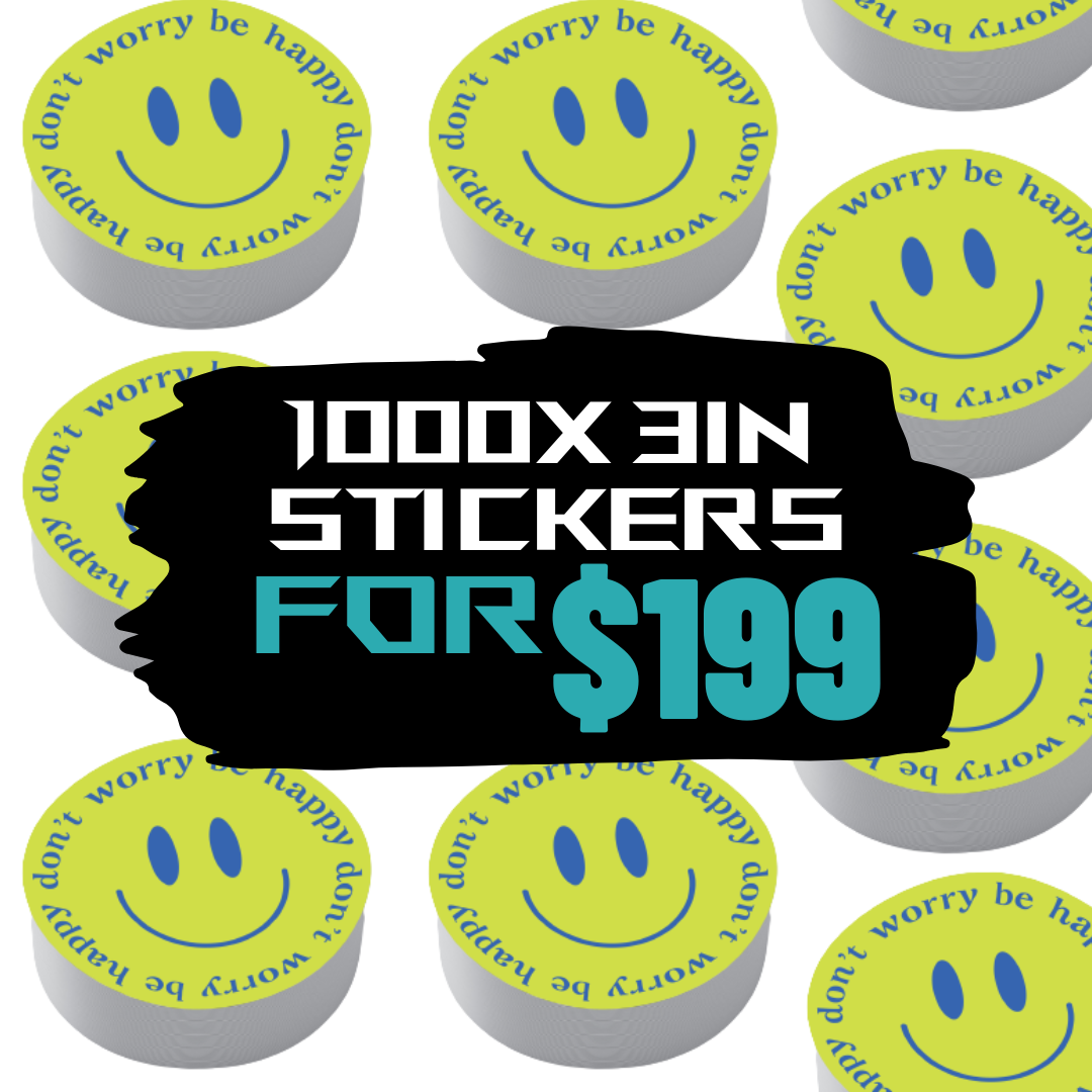 Custom Stickers 3inch - 1000x Custom Stickers for $199 – CustomStickers.com