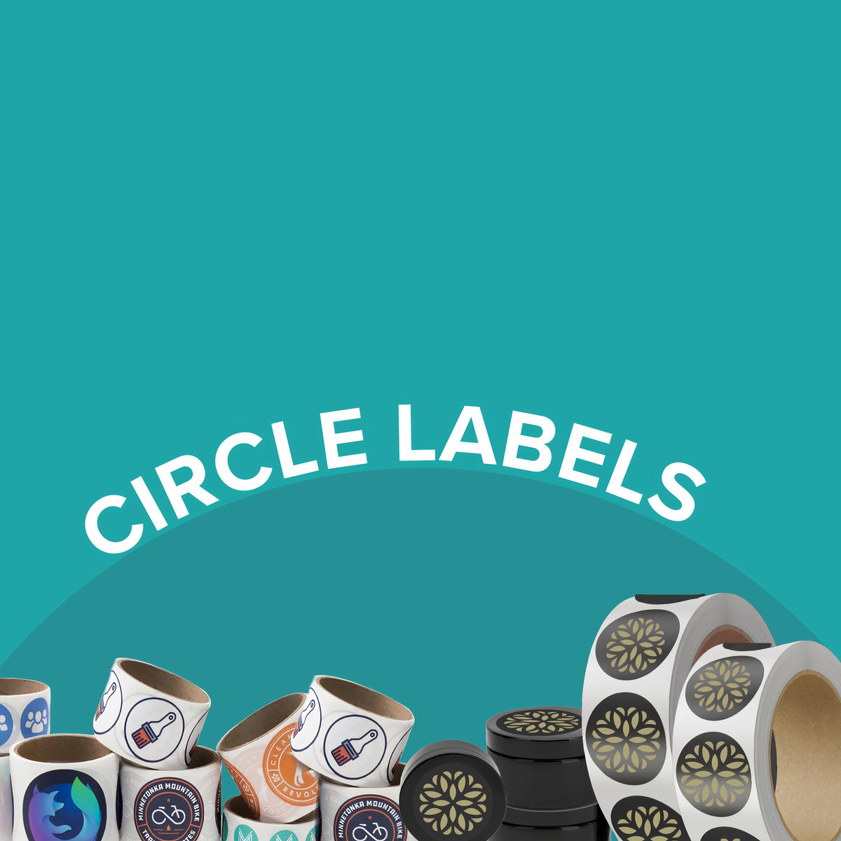 Circle Roll Labels – CustomStickers.com