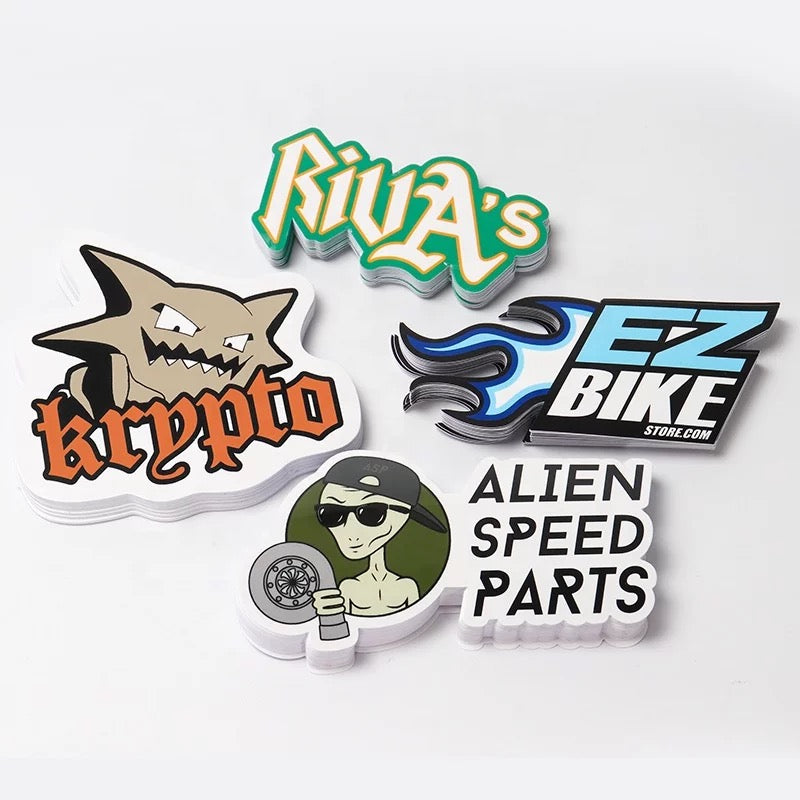 300x Custom Die-Cut Stickers | 3" – CustomStickers.com