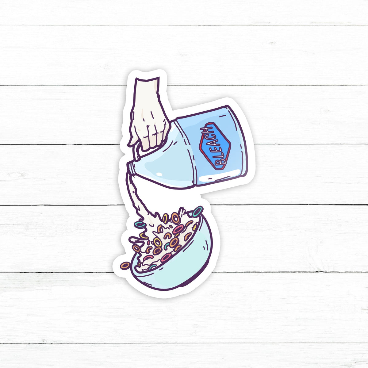 Bleach Sticker | Waterproof Vinyl | 3in – CustomStickers.com