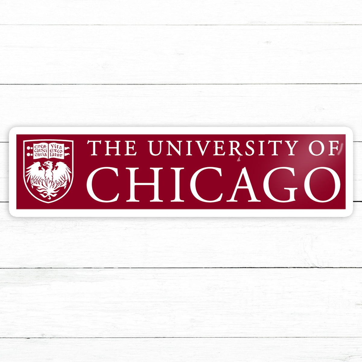 UChicago Sticker | Waterproof Vinyl Decal | 3in – CustomStickers.com