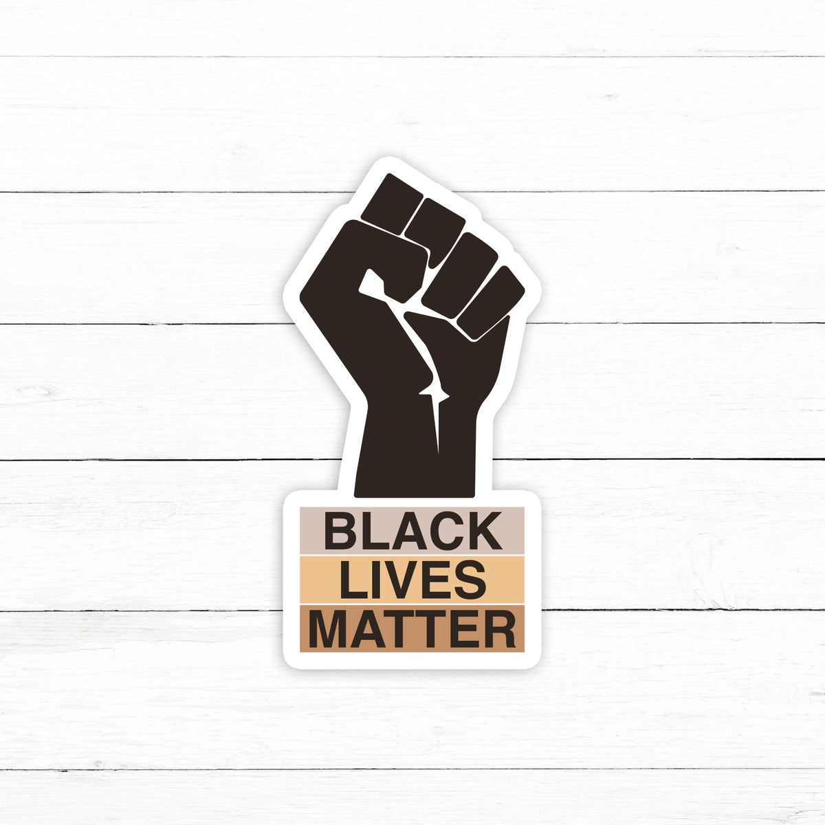 BLM Fist Sticker Decal | Waterproof Vinyl | 3in – CustomStickers.com