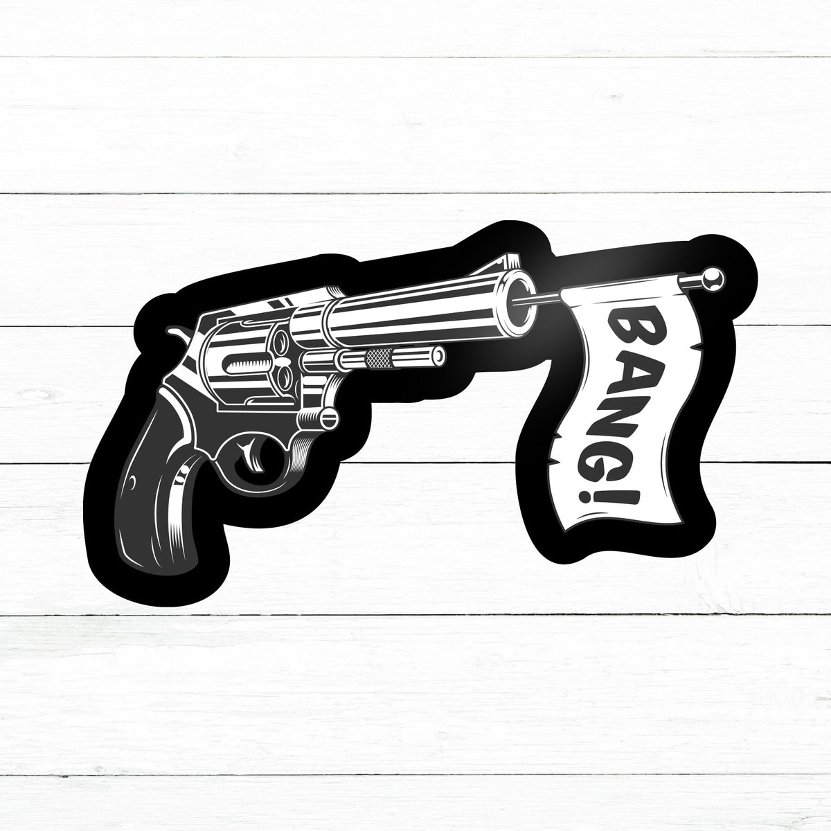 Bang Sticker | Waterproof Vinyl Decal | 3in – CustomStickers.com