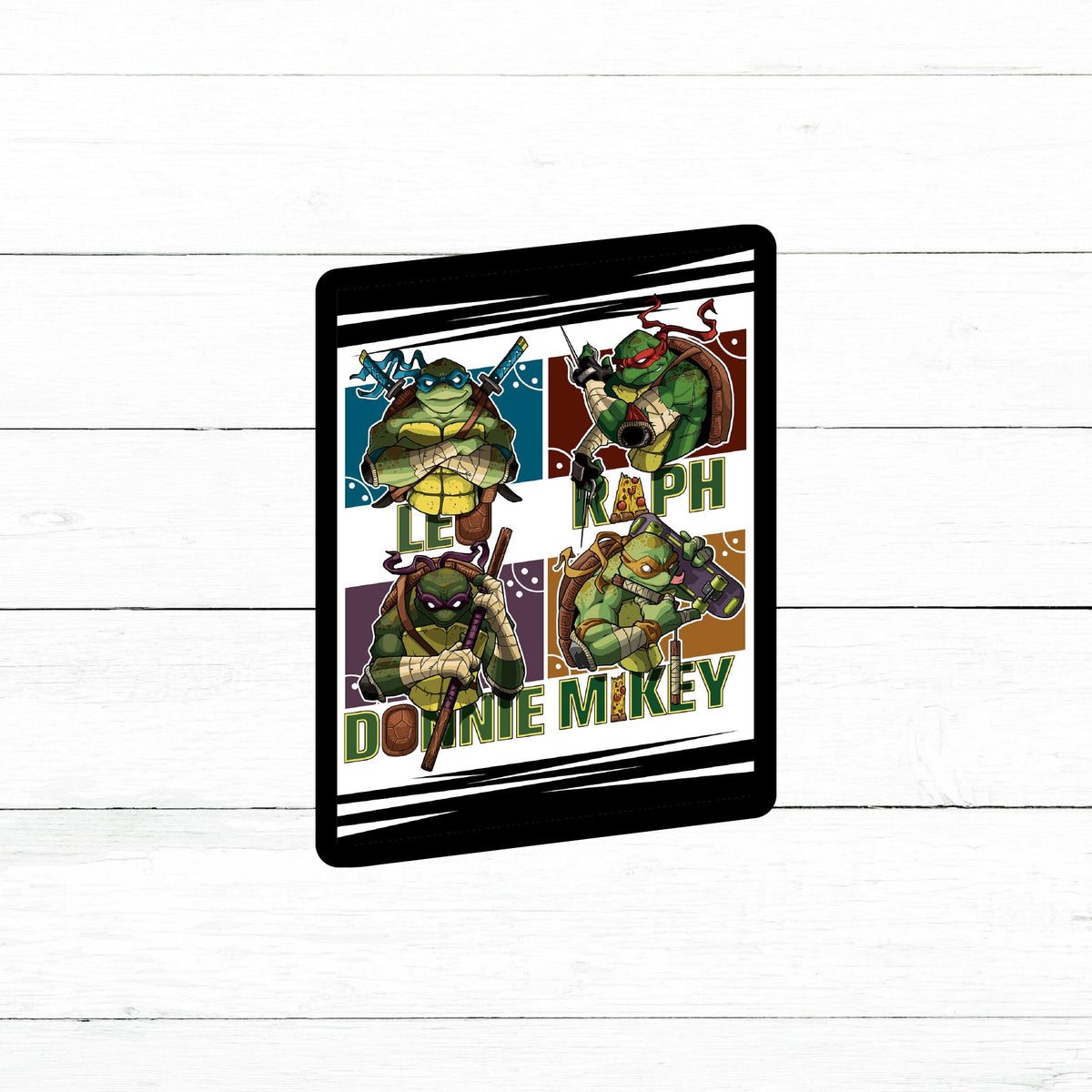 TMNT Sticker | Waterproof Vinyl Decal | 3in – CustomStickers.com
